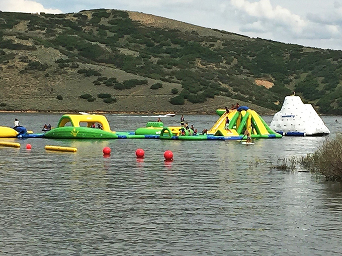 Summer fun on steroids &ndash; inflatable obstacle courses turning grown adults into giggling kids again (no judgment here).