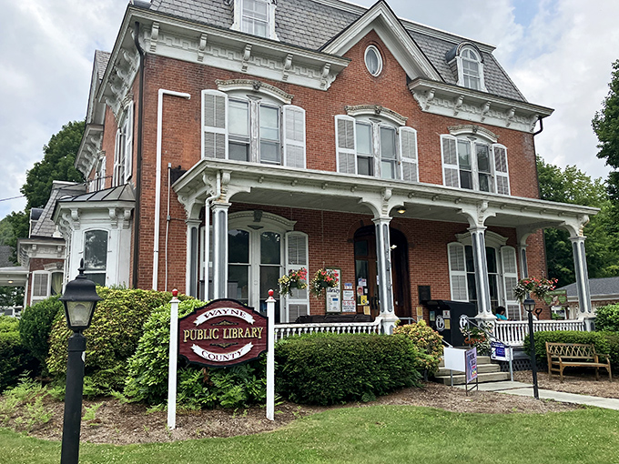 Wayne County Library occupies a gorgeous Victorian home, proving that in Honesdale, even your book-borrowing experience comes with architectural character.