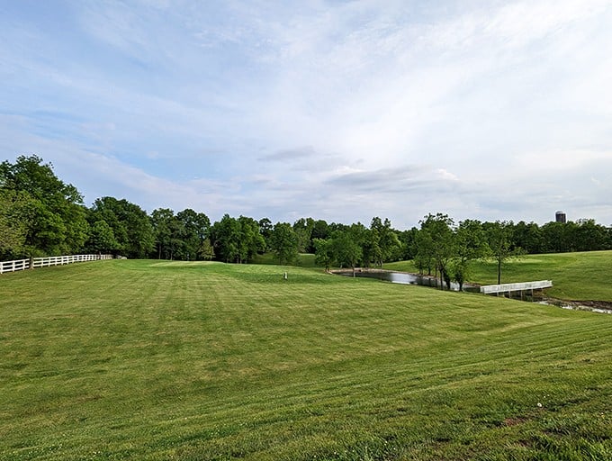 Wells Creek Golf Course offers rolling Kentucky landscapes where even a terrible golf swing (like mine) feels somehow more dignified.