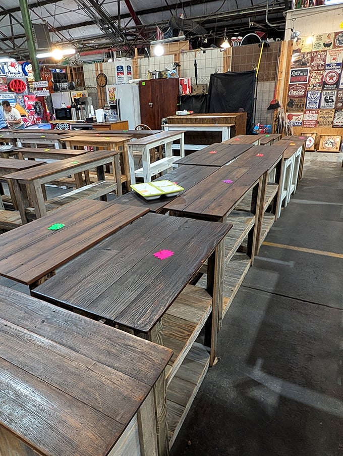 Those rustic weathered tables and furnitures that will make your house cozier than ever.