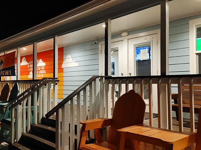 As night falls, LongBill's glows like a lighthouse for hungry travelers&mdash;a beacon of culinary hope on Cape San Blas's shoreline.