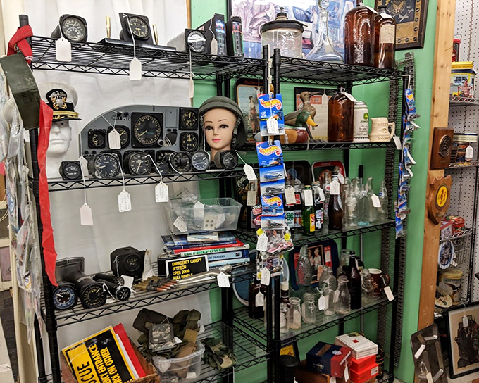 Aviation instruments, military gear, and mannequin heads&mdash;the holy trinity of "things my spouse won't let me display in the living room.
