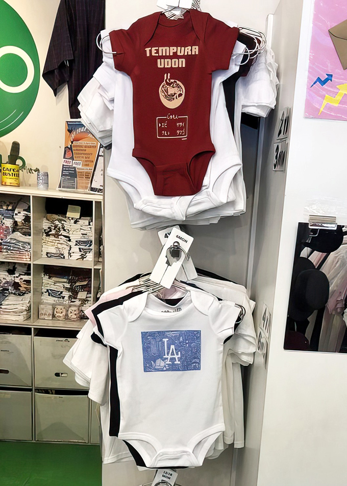 Baby fashion with attitude. Because it's never too early to declare your love for tempura udon or Dodger blue.