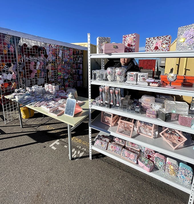 Sparkle central! These bedazzled accessories promise to turn ordinary items into conversation pieces that say, "Yes, I am fabulous, thank you for noticing."