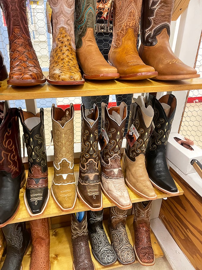 Cowboys and cowgirls, your chariot awaits. These aren't just boots &ndash; they're storytellers, ready for their next chapter on new feet.
