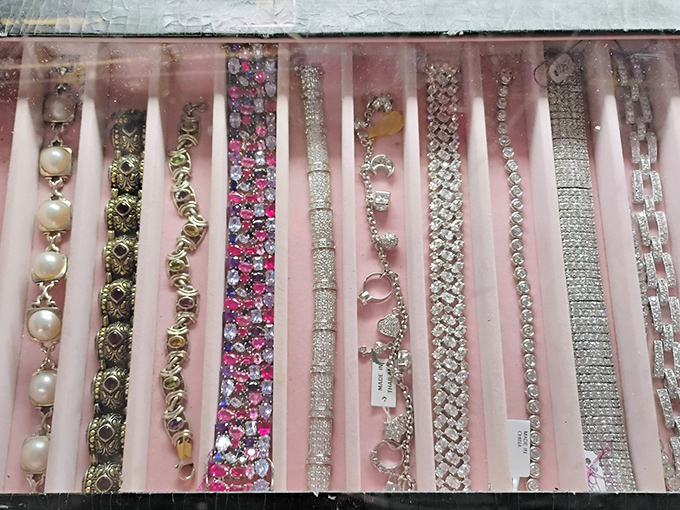 Bracelets with more sparkle than your average social media influencer. Vintage bling that tells stories no Instagram filter can capture.