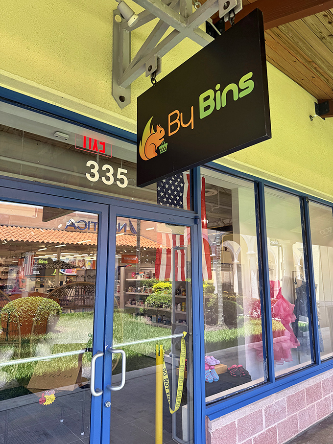 By Bins' quirky squirrel logo suggests you'll be squirreling away deals so good you'll want to hide them from your spouse.