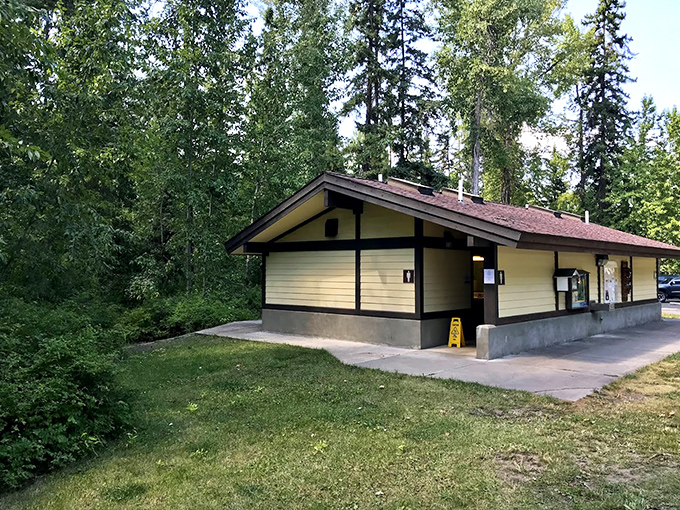 Clean restrooms in the wilderness &ndash; civilization's greatest gift to outdoor enthusiasts. Never underestimate the luxury of proper facilities.