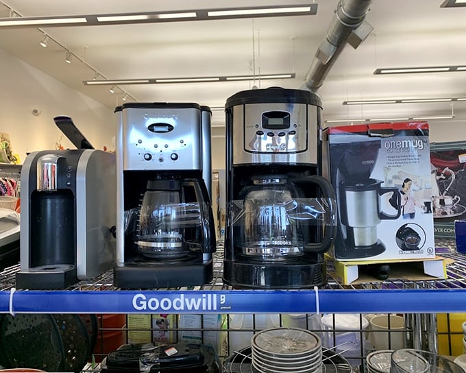 Coffee maker corner: where caffeine dreams come true for a fraction of retail price. Morning routines transformed without breaking the bank!