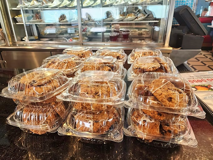 Homemade cookies packaged to go &ndash; because sometimes you need a little something sweet for the road ahead.