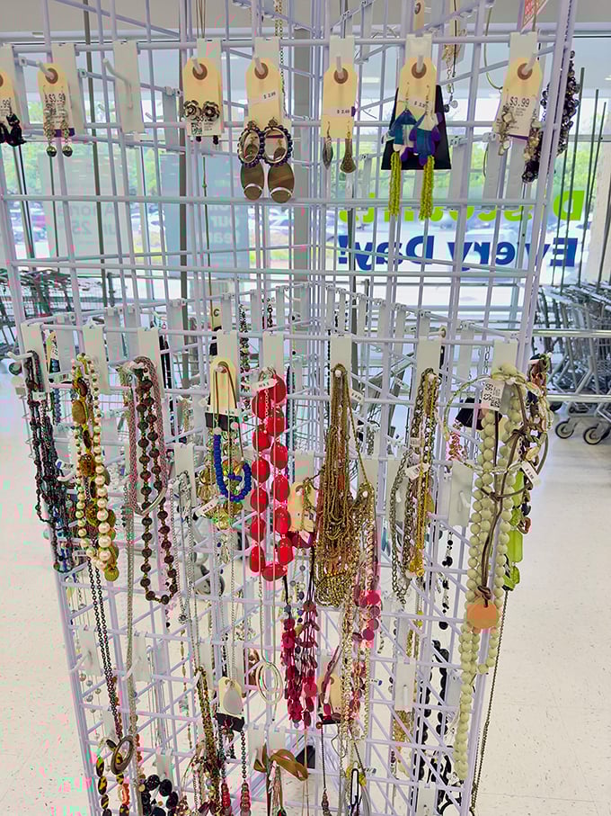 Jewelry that tells stories of proms, parties, and special occasions past. These baubles await their chance to shine again.