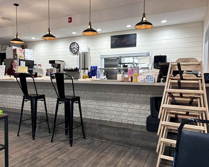The counter area&mdash;where solo diners become part of the diner family and servers perform the daily dance of coffee refills and friendly banter.