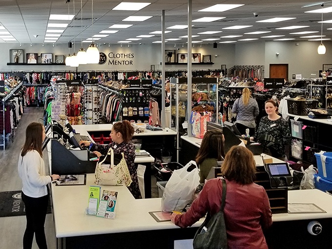 The checkout counter where dreams come true and you discover your entire haul costs less than one department store item.