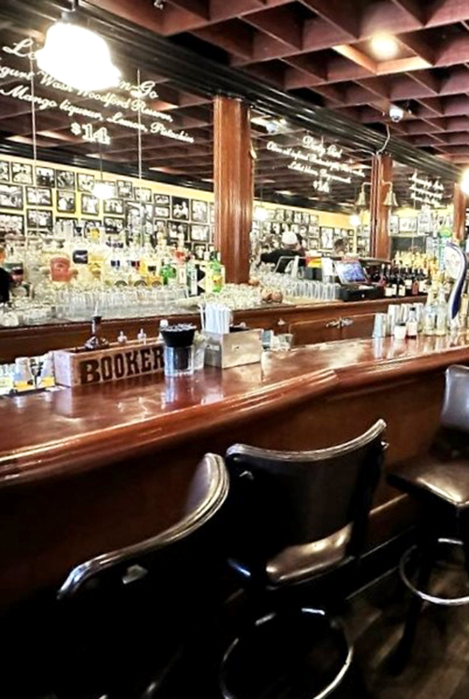 The bar at Tony's: where pizza dreams are discussed, debated, and eventually devoured. Those barstools have heard every "best pizza ever" declaration imaginable.