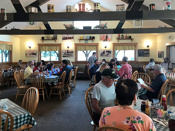 Diners lost in conversation and comfort food&mdash;the universal language of a restaurant that understands what matters most.