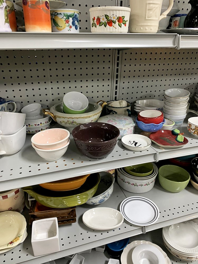 Even the dinnerware section holds surprises &ndash; who knew plates could spark this much joy?