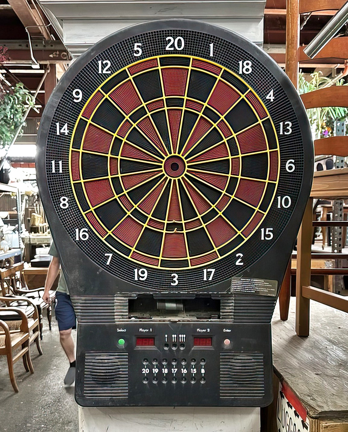 This electronic dartboard isn't just a game&mdash;it's countless future family competitions and "I was robbed!" moments waiting to happen.