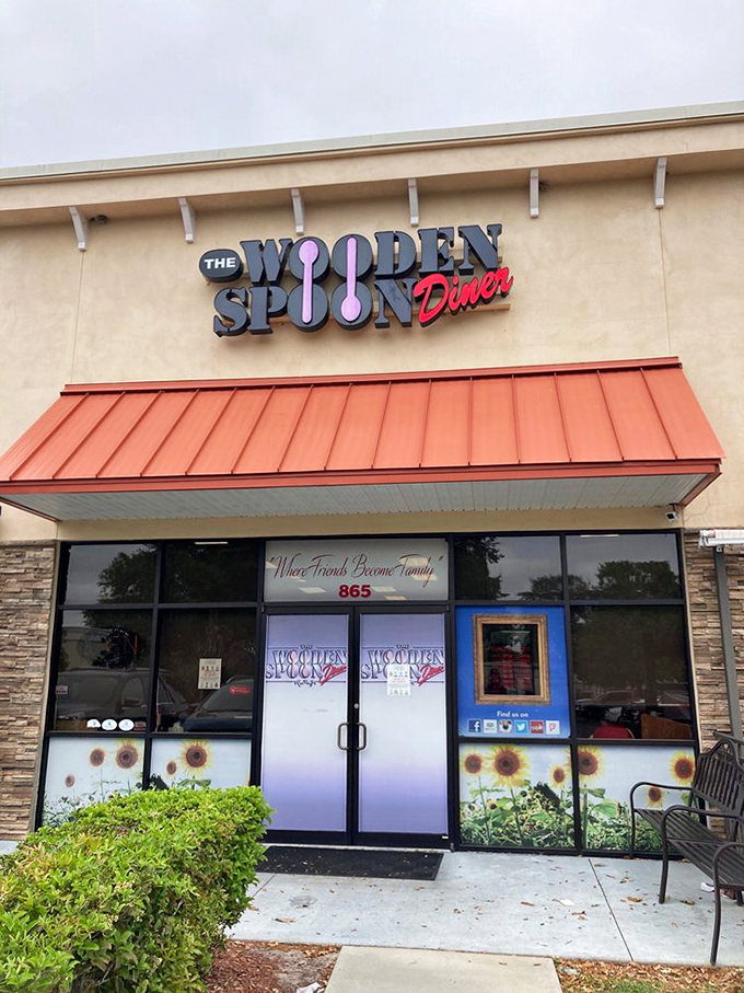 Where Friends Become Family reads the sign above the entrance, setting expectations higher than just filling your stomach.