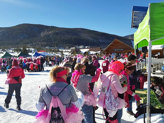 The Pink 5K event brings tutus and team spirit to the outlets &ndash; proving shopping isn't the only community activity happening in this retail village.