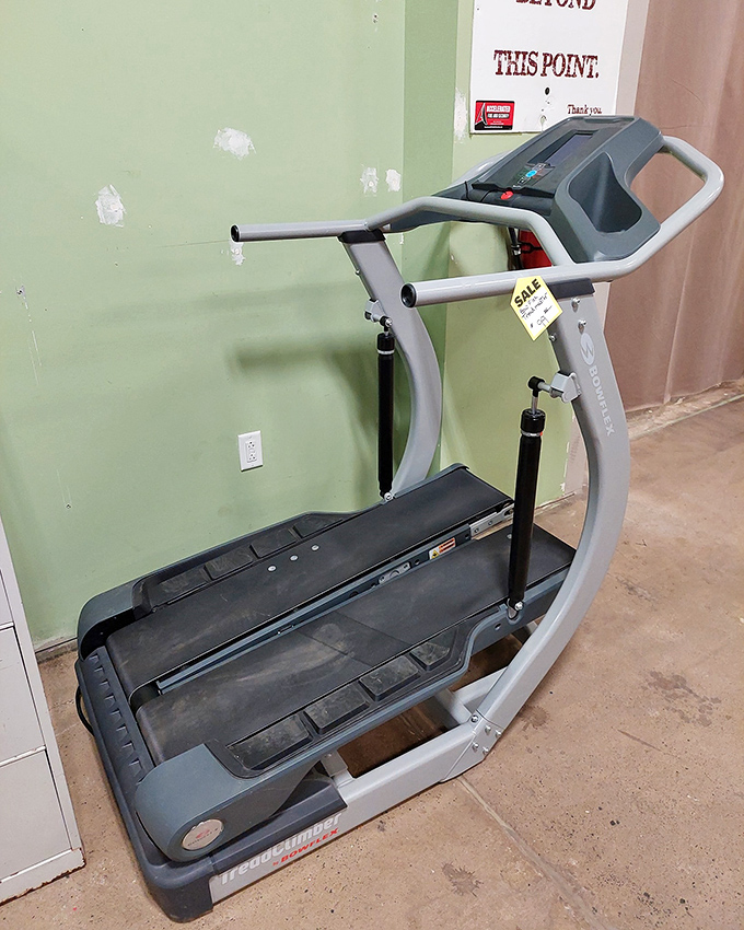 Someone's abandoned New Year's resolution can become your fitness journey starting point. No judgment here, just opportunity in mechanical form.