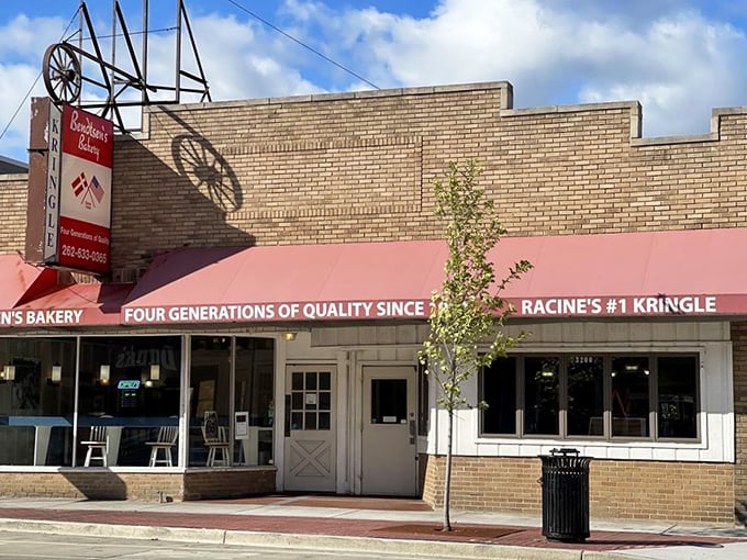 The awning proudly proclaims "Four Generations of Quality" &ndash; in a world of overnight sensations, longevity like this speaks volumes.