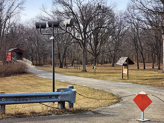 The park's information area offers context for your visit, though the bridge itself provides the most compelling history lesson.