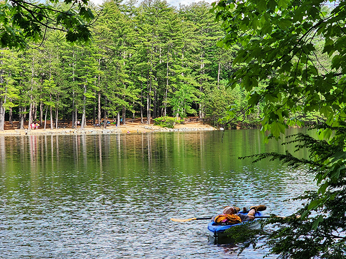 Gliding across Echo Lake in a kayak&mdash;where the only traffic jam involves deciding which stunning view to photograph first.