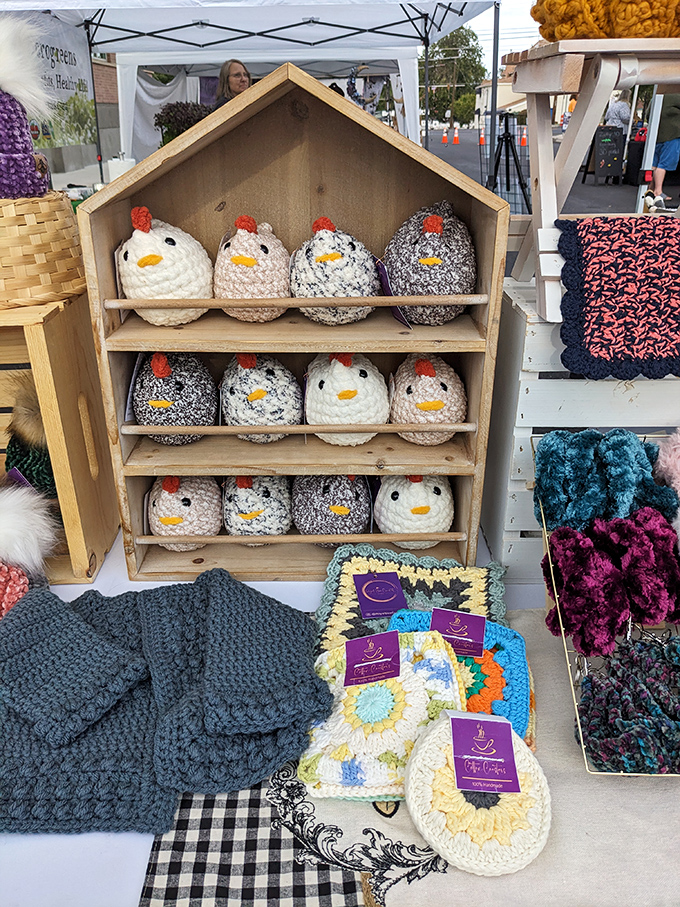 Knitted chicken cozies prove that Idaho crafters have both skills and a delightful sense of whimsy.