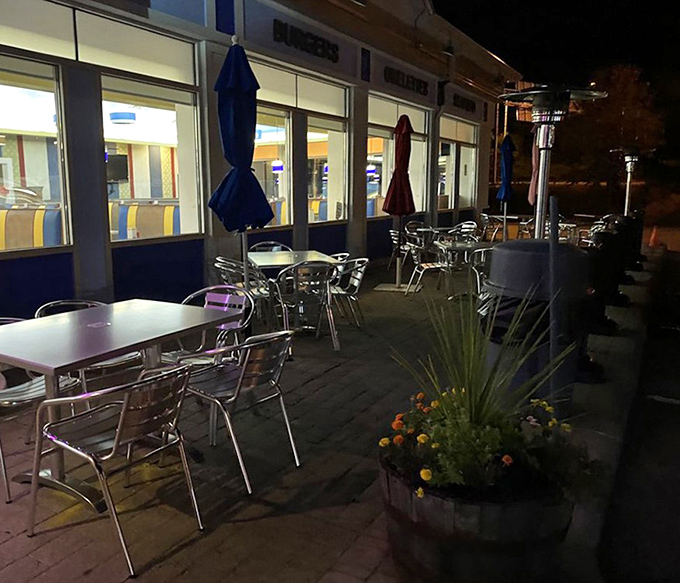 Outdoor seating for those perfect Connecticut summer evenings. Where your lobster roll tastes even better with a side of fresh air.