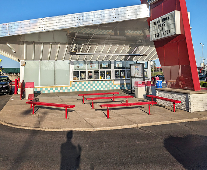 The marquee announces seasonal specials like breaking news&mdash;blackberry season's return deserves at least the same fanfare as any Hollywood premiere.