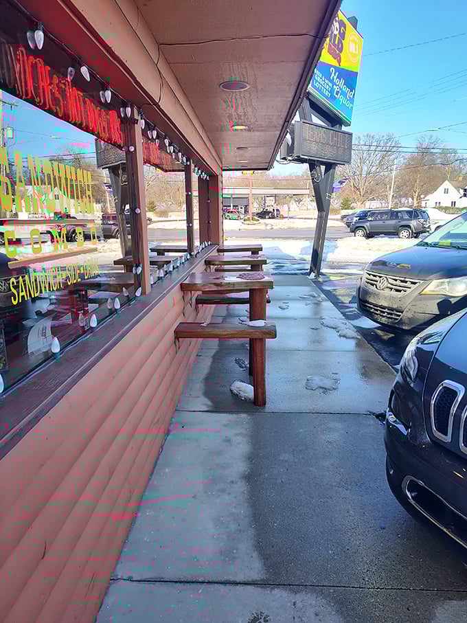 Winter can't stop true BBQ devotees. These outdoor seats have witnessed countless "first bite" faces&mdash;that moment of pure smoky joy.