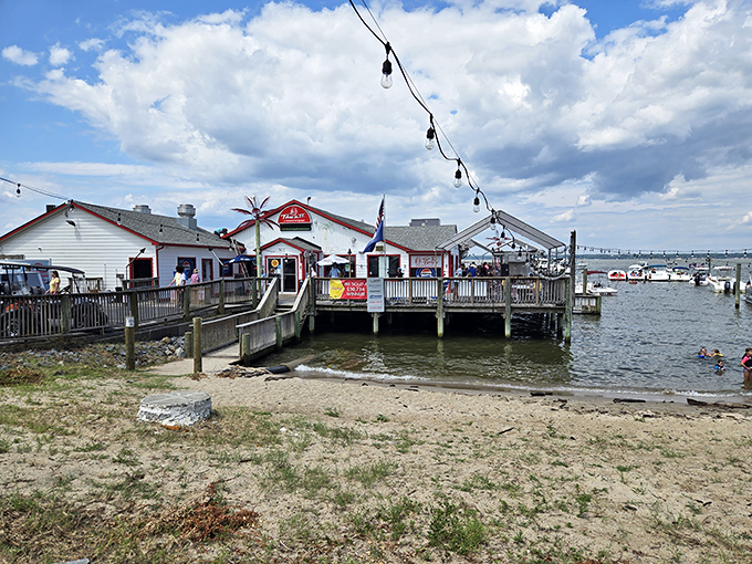 Tim's II embraces its waterfront identity completely&mdash;a restaurant so close to the Potomac you could practically cast a line from your table.