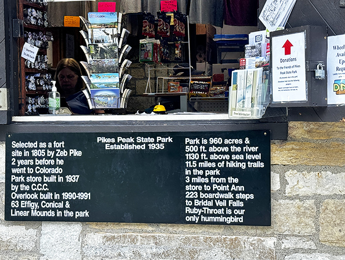 The park store: civilization's outpost in the wilderness. Where you can buy postcards to make friends back home properly jealous of your adventure.