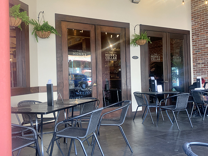 Outdoor seating that captures California's perfect weather while maintaining that European sidewalk caf&eacute; charm.