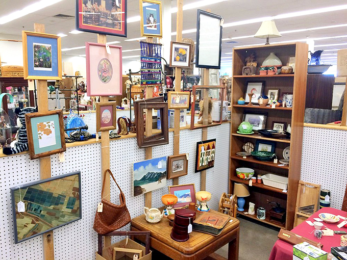 A gallery wall in progress—where someone else's memories become your home's conversation starters.