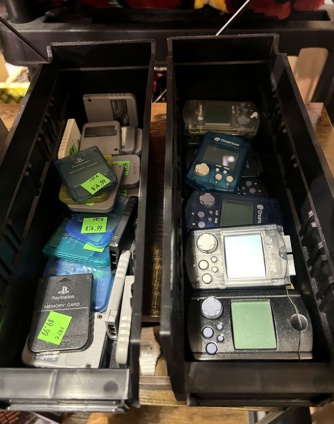 Gaming history in plastic form&mdash;these memory cards and handhelds once represented cutting-edge technology. Now they're nostalgic treasures for digital archaeologists.