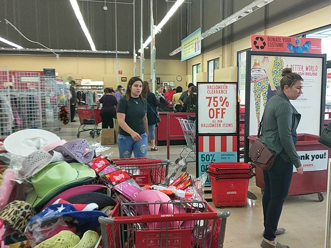 Post-Halloween markdown madness: where savvy shoppers know the real treasure hunt begins after the holiday ends and discounts deepen.