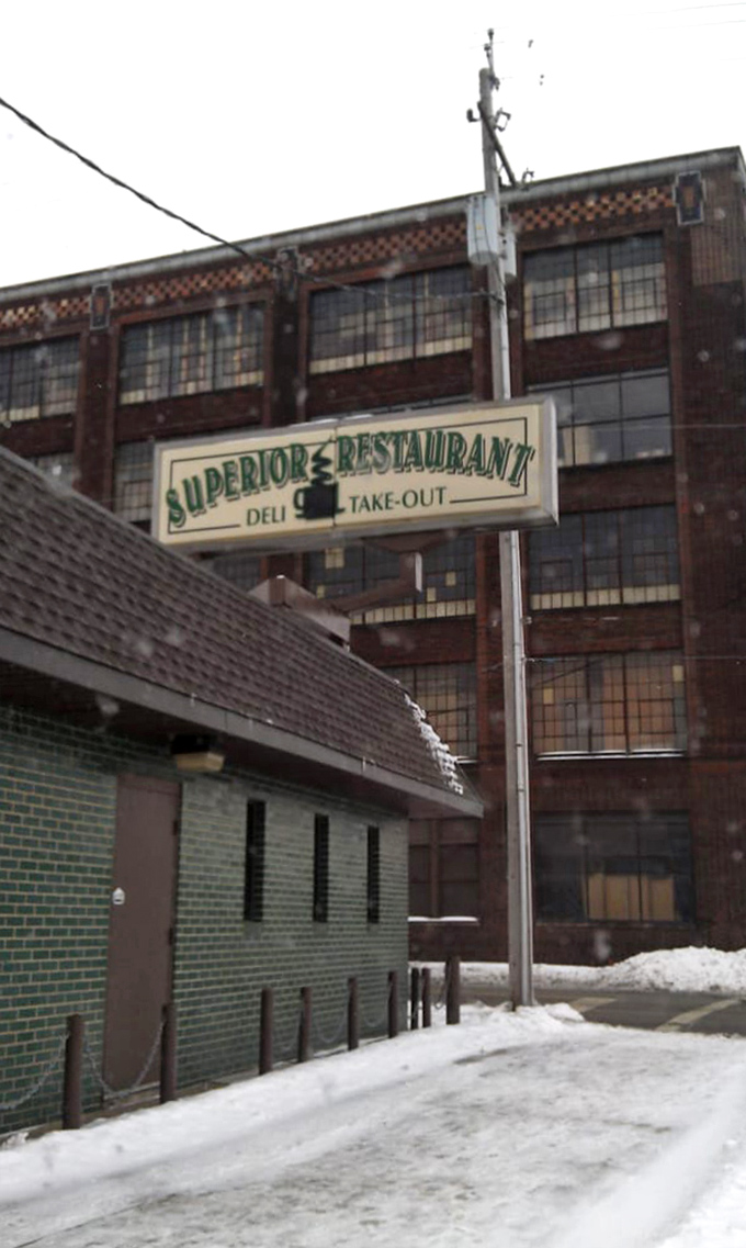 The vintage signage proudly announces what locals already know: this isn't just Superior by name, but by delicious nature.