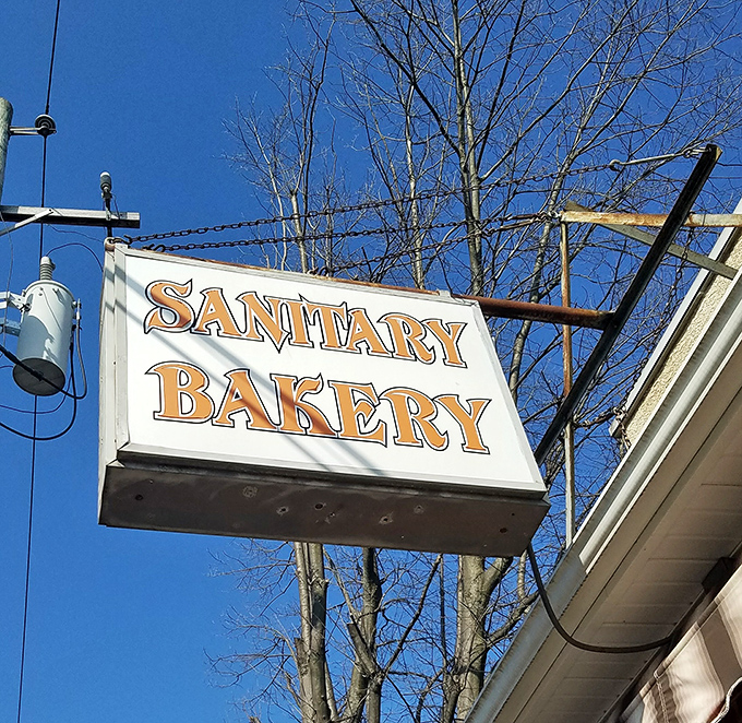 The sign that's launched a thousand detours. Against that blue Pennsylvania sky, it's not just a bakery sign&mdash;it's a promise of deliciousness.