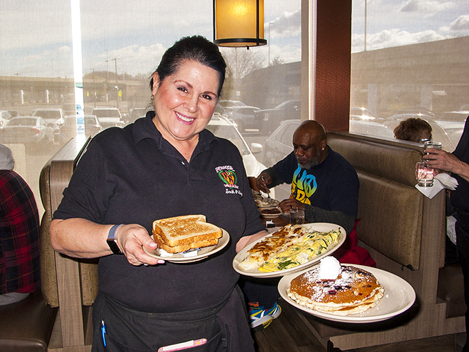 The true heroes of any great diner: staff who can balance three plates, refill coffee, and make you feel like family all at once.