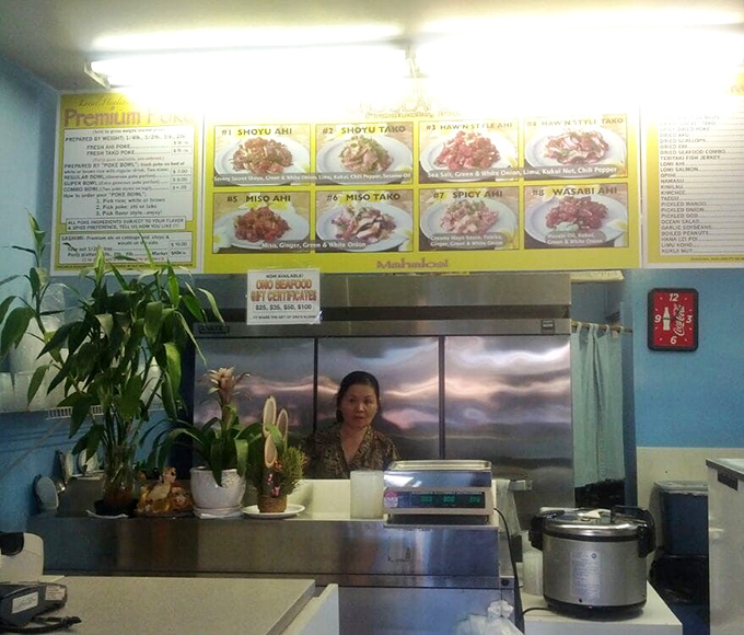 Behind every great poke shop is a team that knows exactly what they're doing. That confident look says, "Trust me, this will be the best thing you eat all day."