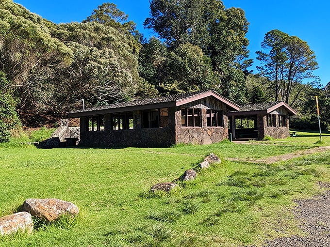 These stone cabins have sheltered generations of hikers, each one leaving with the same story: "You wouldn't believe the stars we saw that night!"