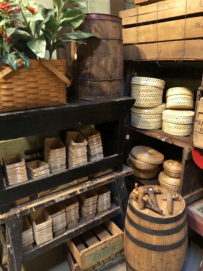 Wooden barrels, woven baskets, and handcrafted containers remind us of a time before plastic dominated our storage solutions.