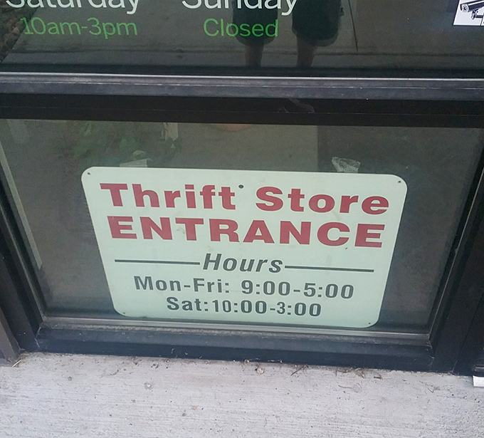 The gateway to thrifting paradise operates on a schedule. These hours are worth noting&mdash;missing them means waiting another day for potential treasures.