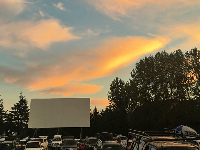 Mother Nature provides the perfect opening act&mdash;a sunset that even the best cinematographers would envy, painting the sky before the projector rolls.