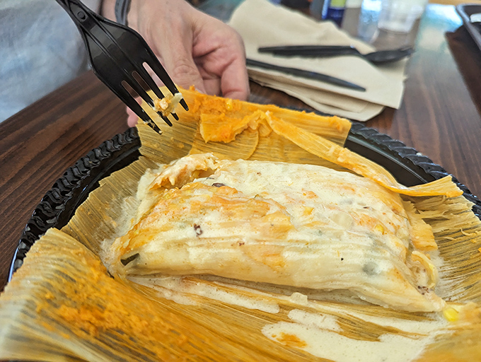 Unwrapping this tamale is like opening a present you already know you'll love &ndash; comfort food wrapped in tradition and steamed to perfection.