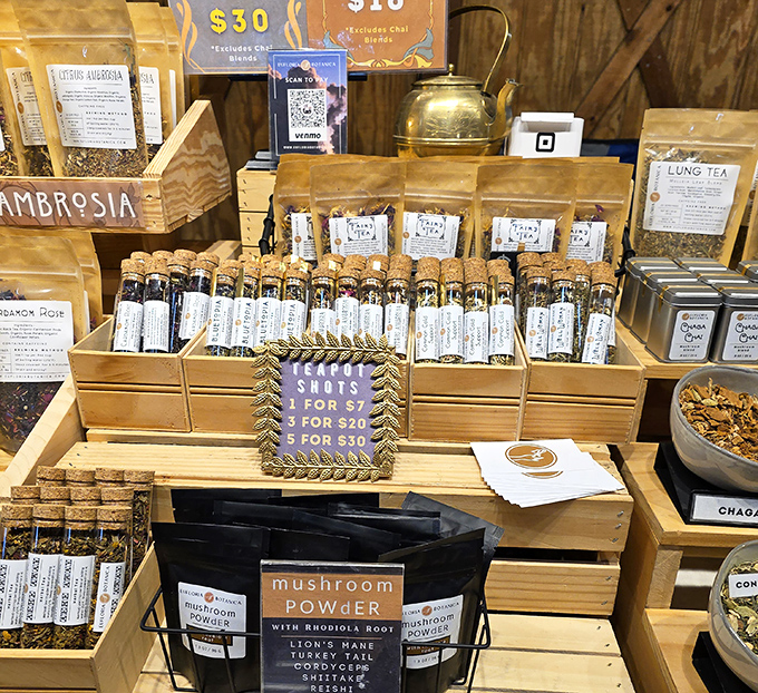 Wellness in wooden boxes&mdash;herbal tinctures and mushroom elixirs promising vitality. The Pacific Northwest's answer to the fountain of youth comes in dropper bottles.