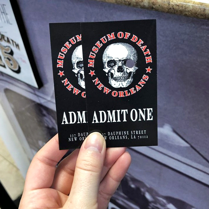 Your admission ticket serves as proof that you willingly chose to spend your afternoon confronting humanity's darkest chapters.