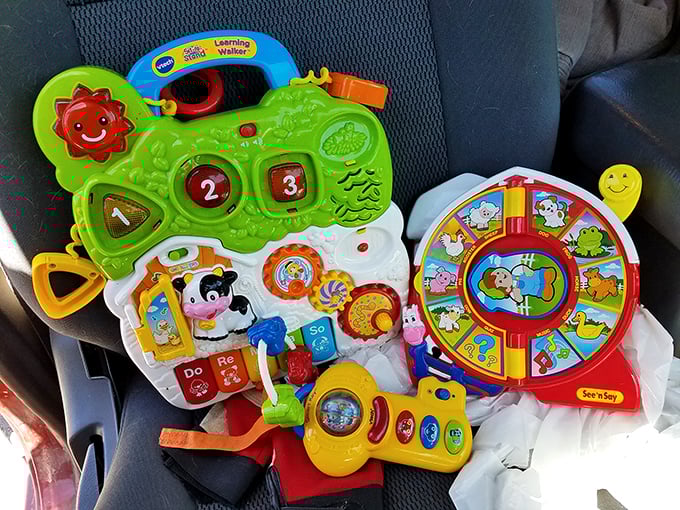 Gently used toys promise new adventures for little ones. Smart parents know kids don't care about packaging, just the joy of discovery.