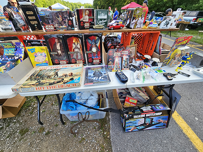 Star Wars collectibles that would make George Lucas reach for his wallet. That Talking Battleship box brings back memories of childhood naval defeats.
